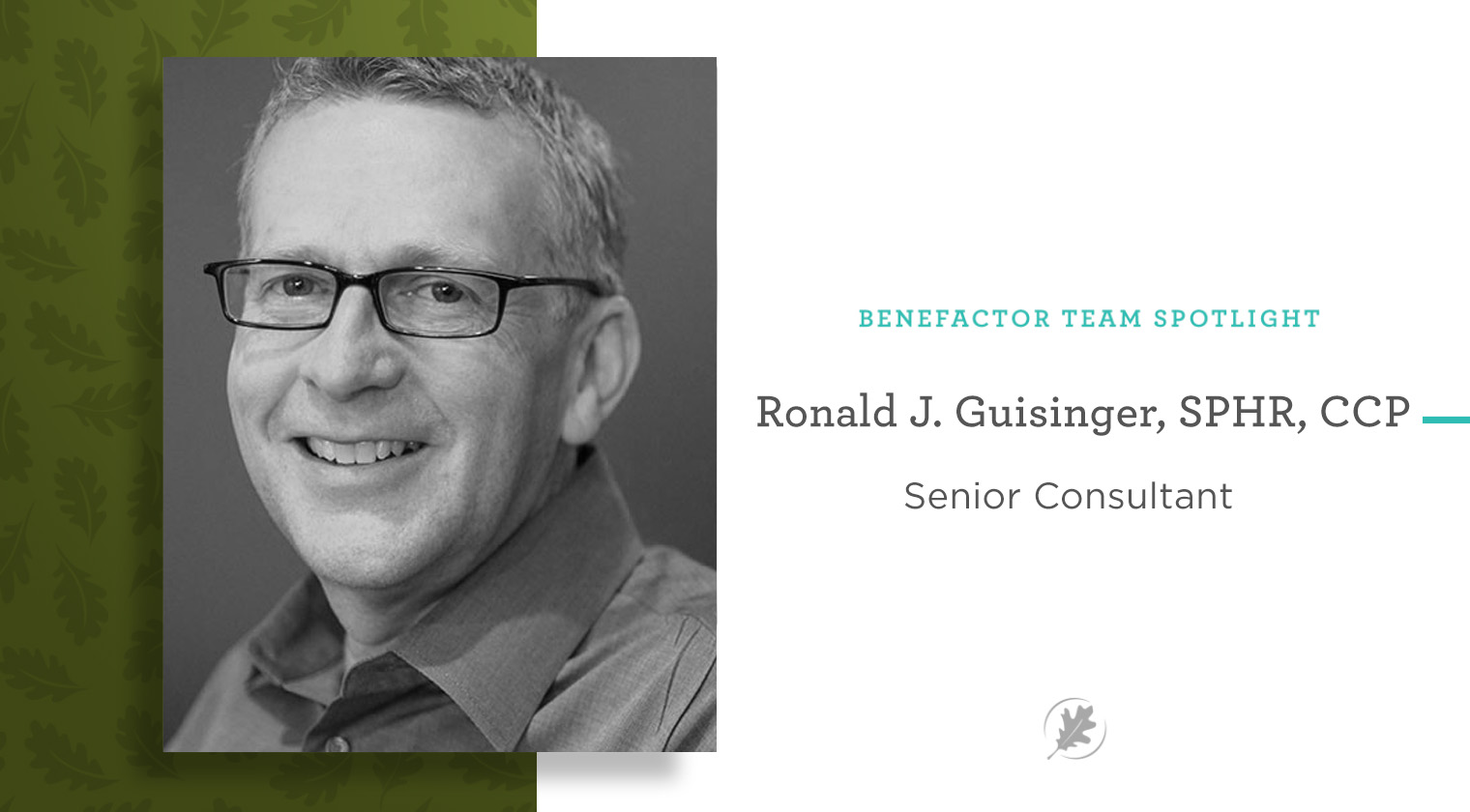 Ronald J. Guisinger | Why I Serve | Benefactor Group
