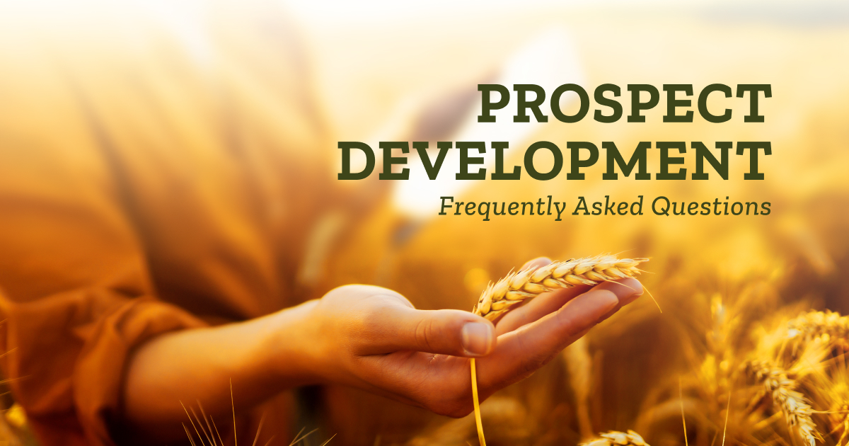 Prospect Development FAQs | Benefactor Group