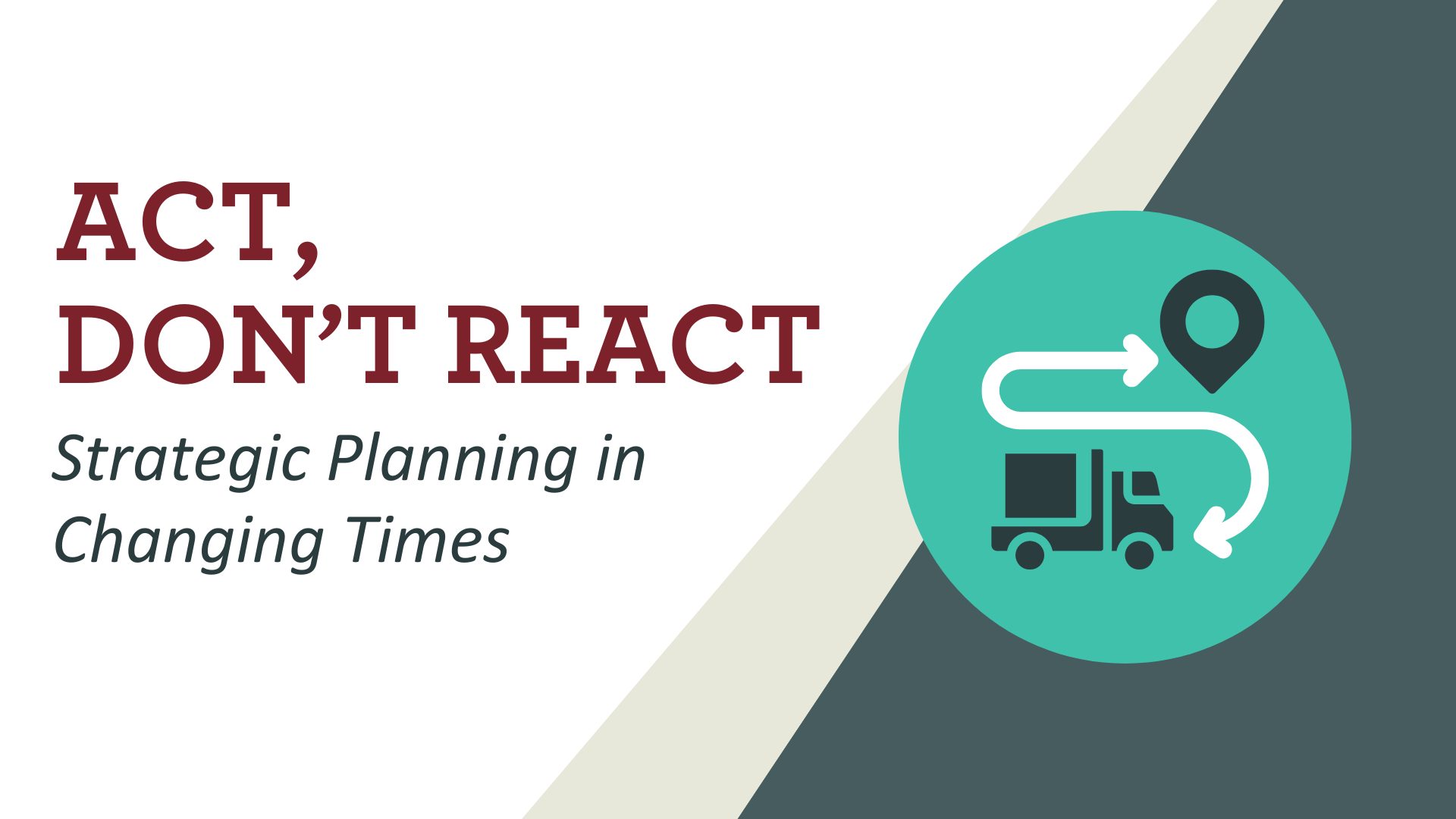 Act, Don’t React: Strategic Planning in Changing Times | Benefactor Group